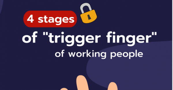 4 Stages of "Trigger Finger" of working people | Ratchasima Hospital ...