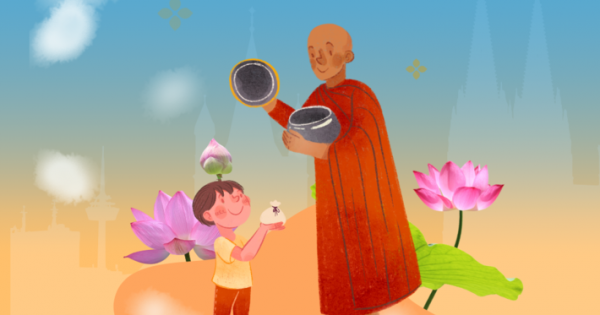 Almsgiving with Care How to Offer Food for Monks Good Health ...